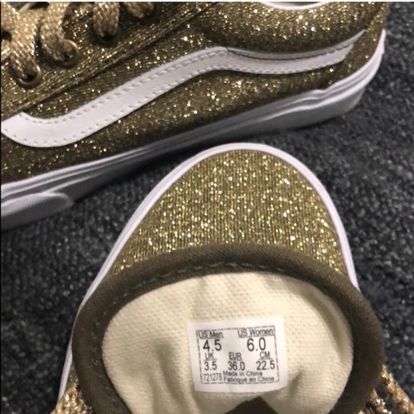 Vans | Shoes | Glitter Vans | Poshmark